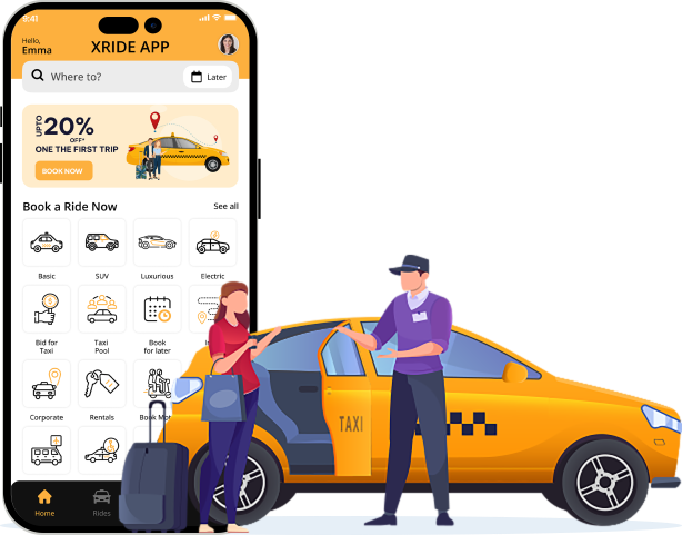Uber Clone – Taxi Booking App | Post Karlo